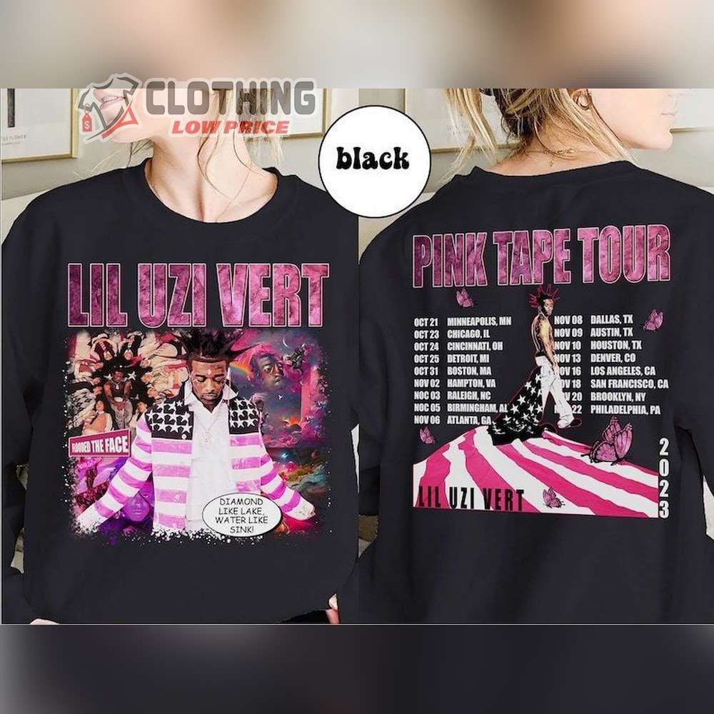 Lil Uzi Vert Pink Tape Tour 2023 Shirt, 90S Vintage Lil Uzi Vert Album ... Lil Uzi Vert Pink Tape Tour 2023 Shirt, 90S Vintage Lil Uzi Vert Album ...